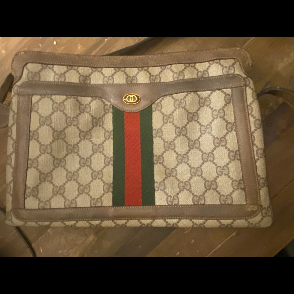Vintage Gucci Gg Supreme Collection Crossbody - Gem